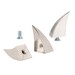 5/8 16mm Silver 4-sided Pyramid Spikes Bag of 20 - Etsy