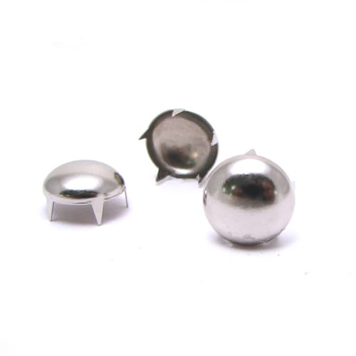 Silver 12mm Multi-pronged Garment Dome Studs Bag of 100 - Etsy