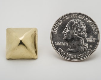 Brass Pyramid Studs | Etsy