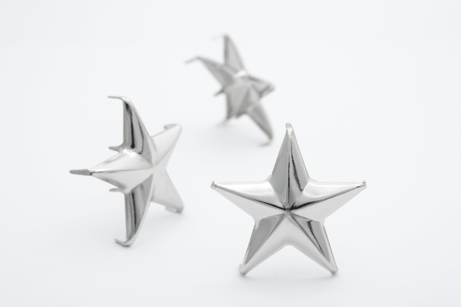 Bag of 25 Large 1 1/8" (30mm) Silver Star Studs - Etsy