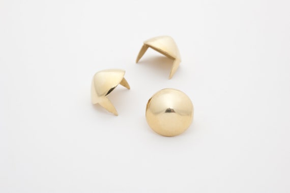 Standard 1/2 Inch Brass Cone Studs Bag of 100. for Denim and | Etsy