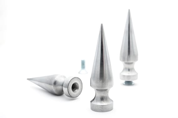 Four Giant 2-3/4 size 70 Tree Spike in Raw Aluminum | Etsy