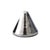7mm Tall Silver Cone Spikes. Single Spike With Screw. Studsandspikes ...