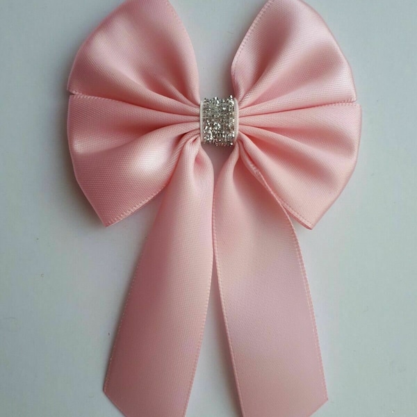 Pink Hair Bow - Etsy