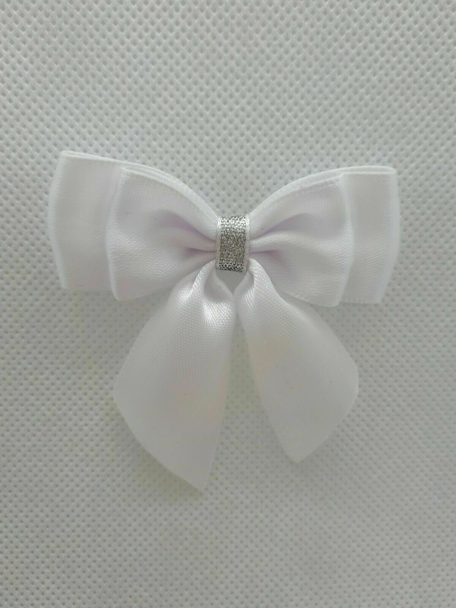 Satin Ribbon Double Bows Crafts Sewing Gift Bows Ready Made Bows UK 6cm ...