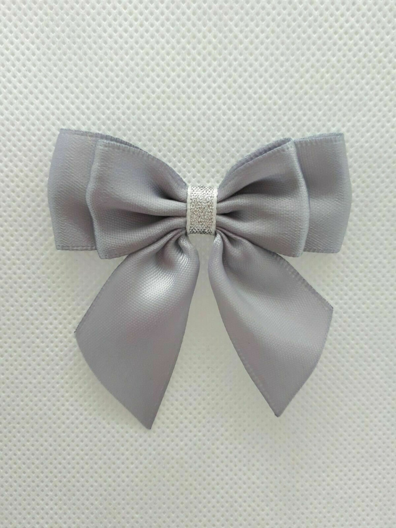 Satin Ribbon Double Bows Crafts Sewing Gift Bows Ready Made Bows UK 6cm ...
