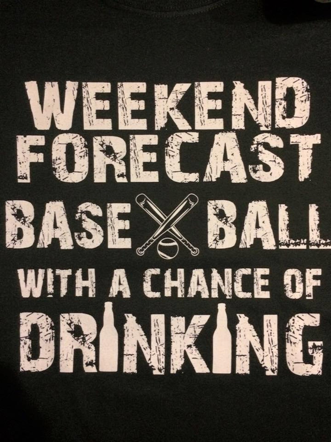 Weekend Forecast Baseball With A Chance of Drinking Men's Shirt - Etsy