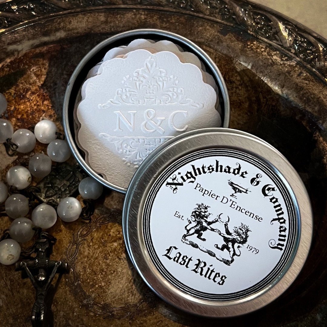 Papier D'encense Fragrant Burning Papers in Last Rites - Etsy