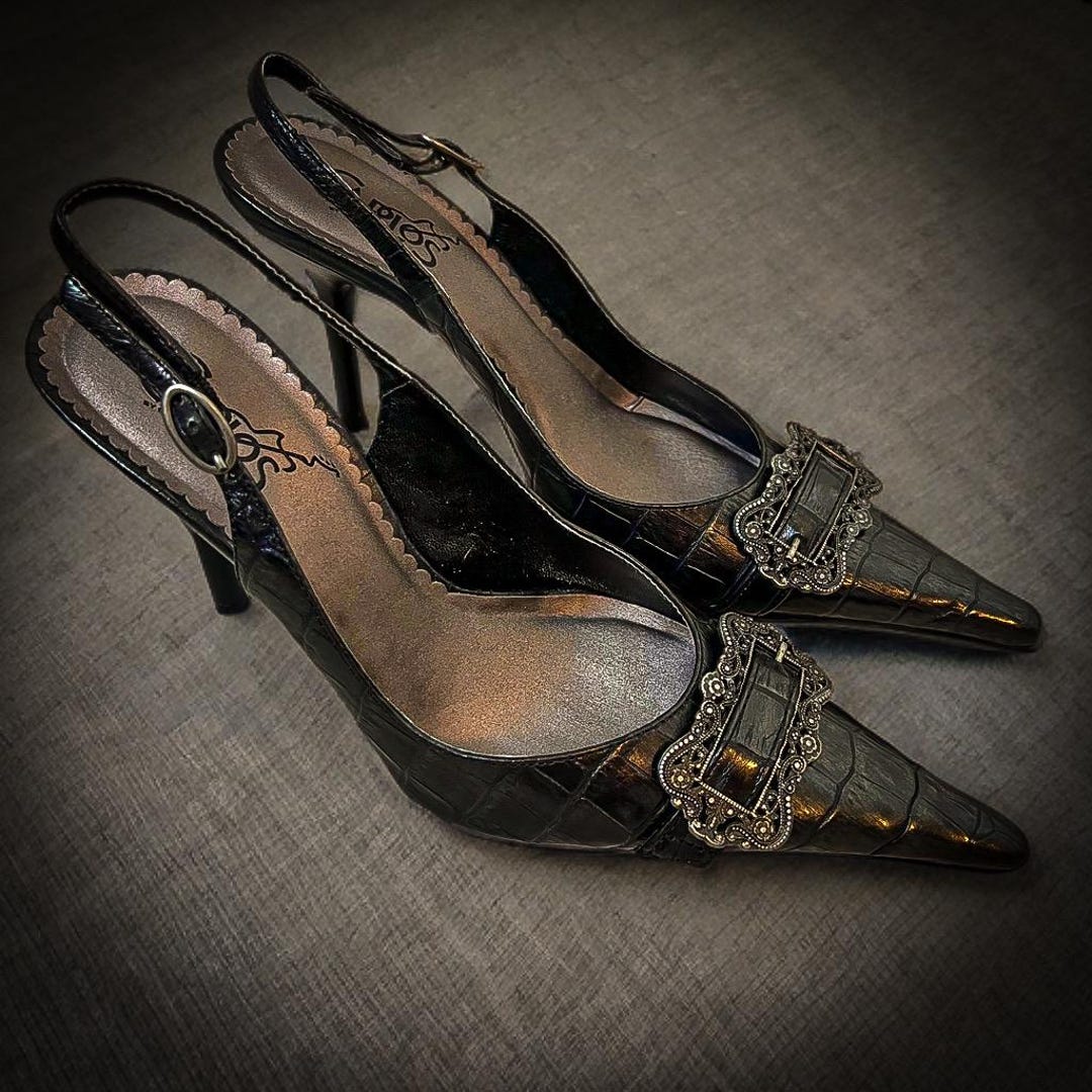 Lovely and Ornate Pointed Toe Shoes - Etsy