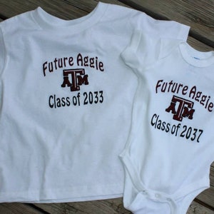 Future Aggie Baby Bodysuit or T-shirt With Class Year - Etsy