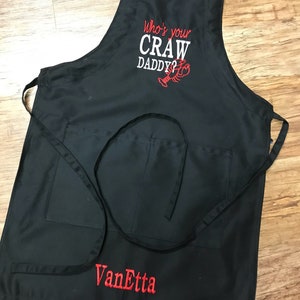 Who's Your Craw Daddy Apron - Etsy