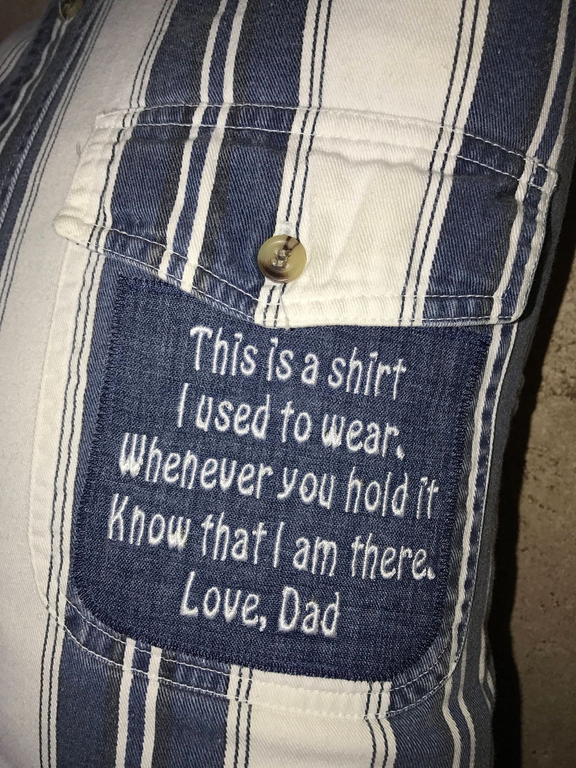 Memory Shirt Pillow Keepsake Shirt Pillow Men's Shirt - Etsy