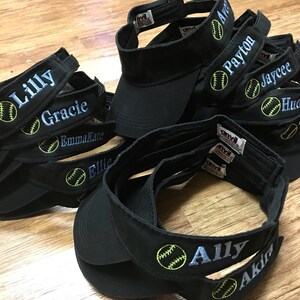 Softball Visor Personalized, Custom Softball Visor, Softball Visor With ...