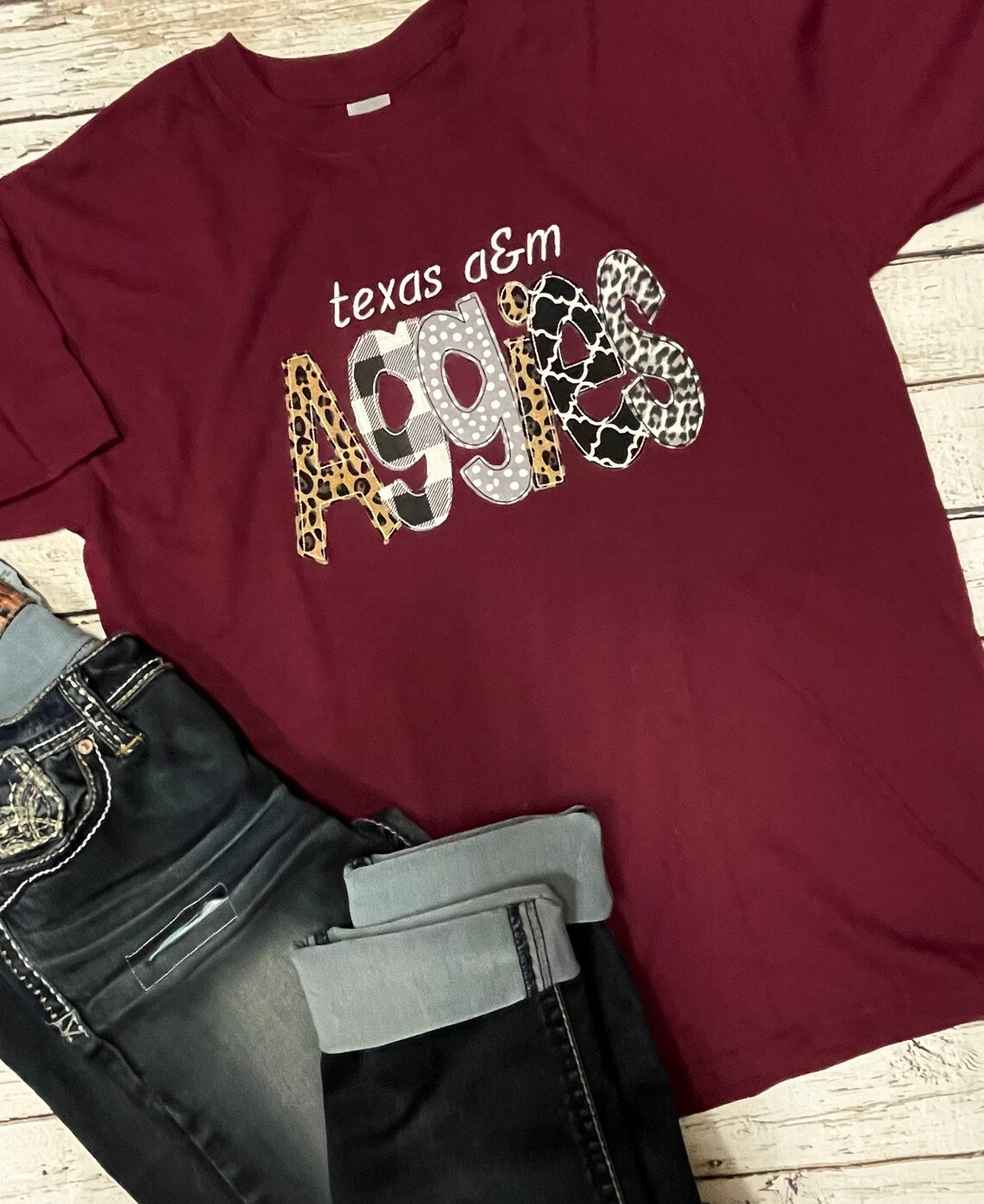 Texas A&M Aggies T-shirt - Etsy