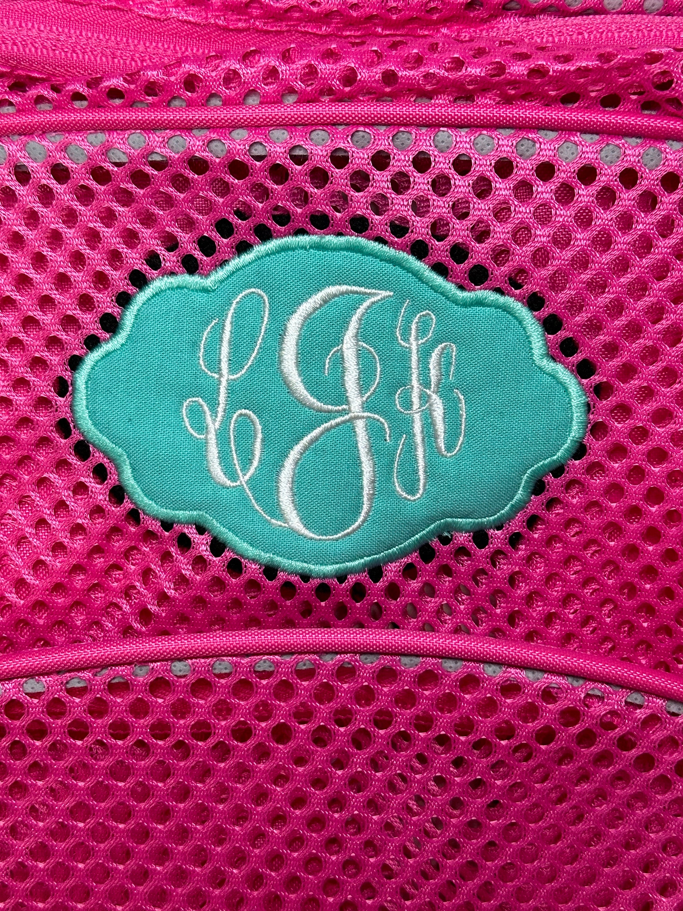 Mesh Backpack With Gymnast and Monogram - Etsy