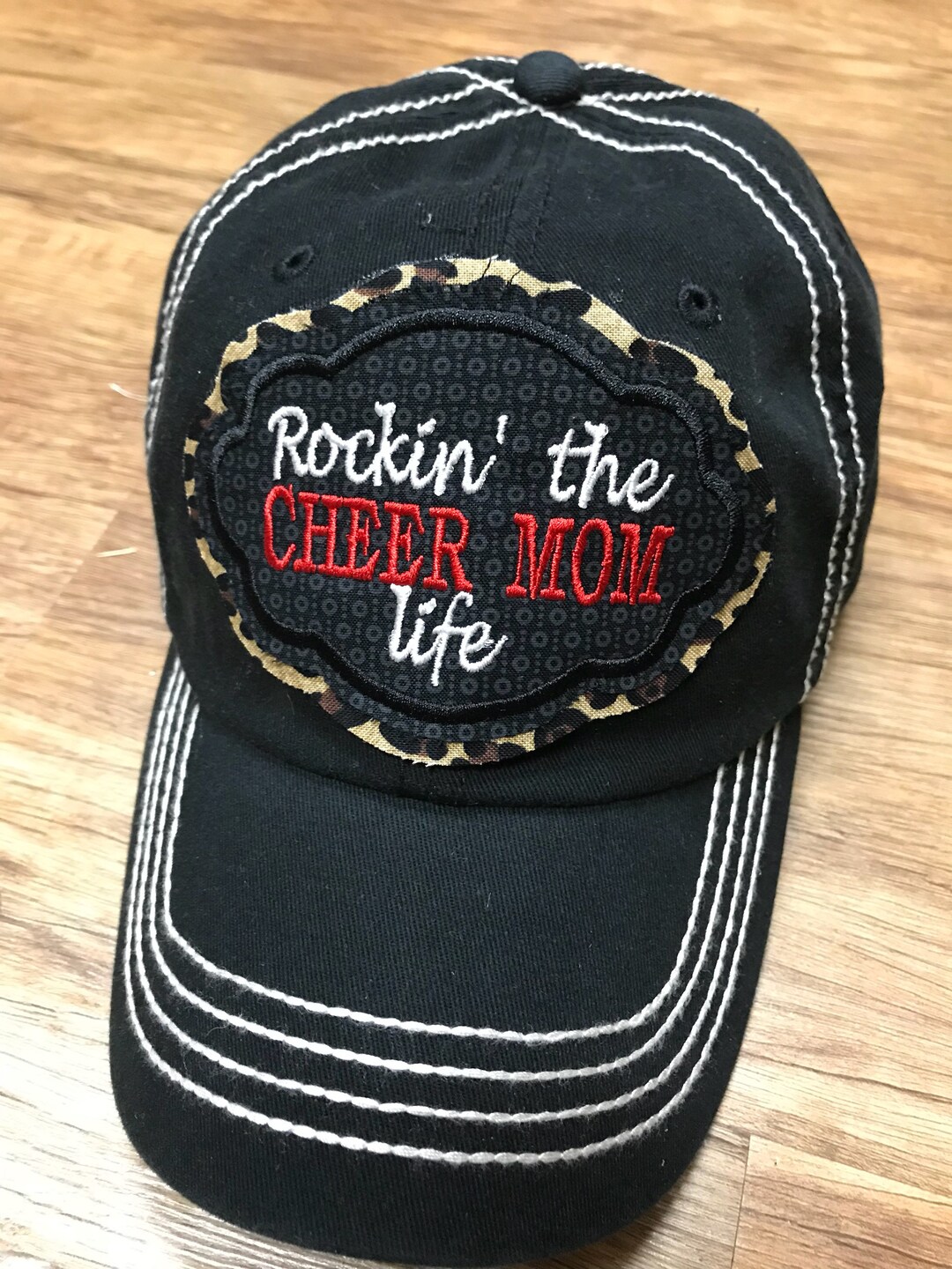 Custom Cheer Mom Cap Hat - Etsy