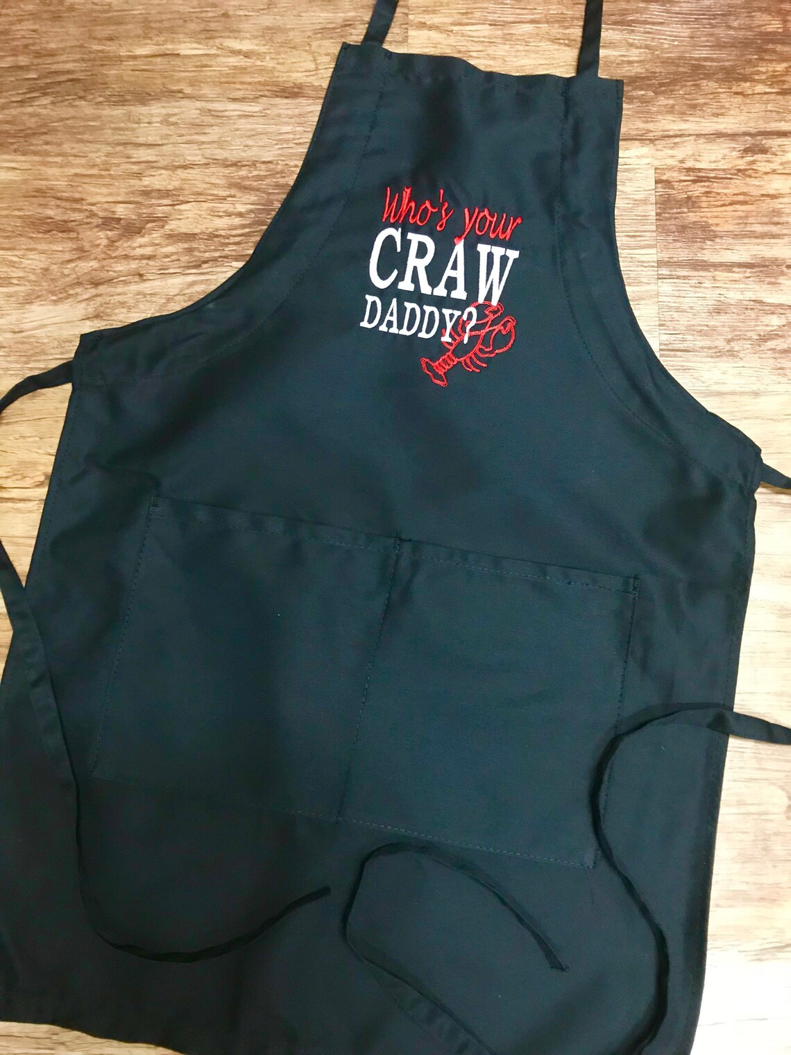 Who's Your Craw Daddy Apron | Etsy