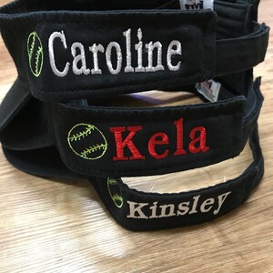 Softball Visor Personalized, Custom Softball Visor, Softball Visor With ...
