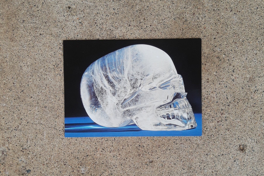 British Museum Postcard: Skull of Rock Crystal - Etsy