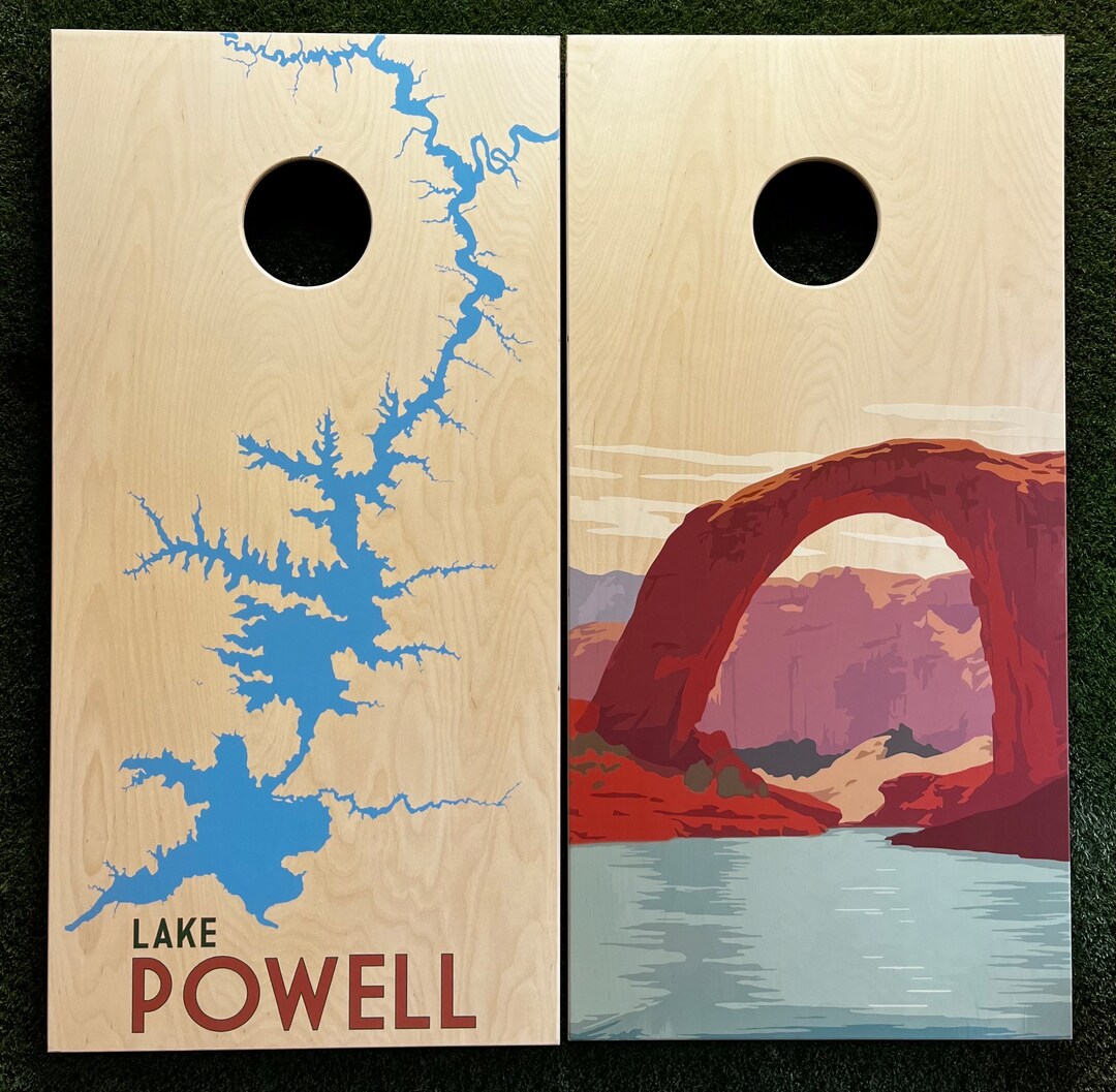Lake Powell Cornhole Game by Coloradojoes - Etsy