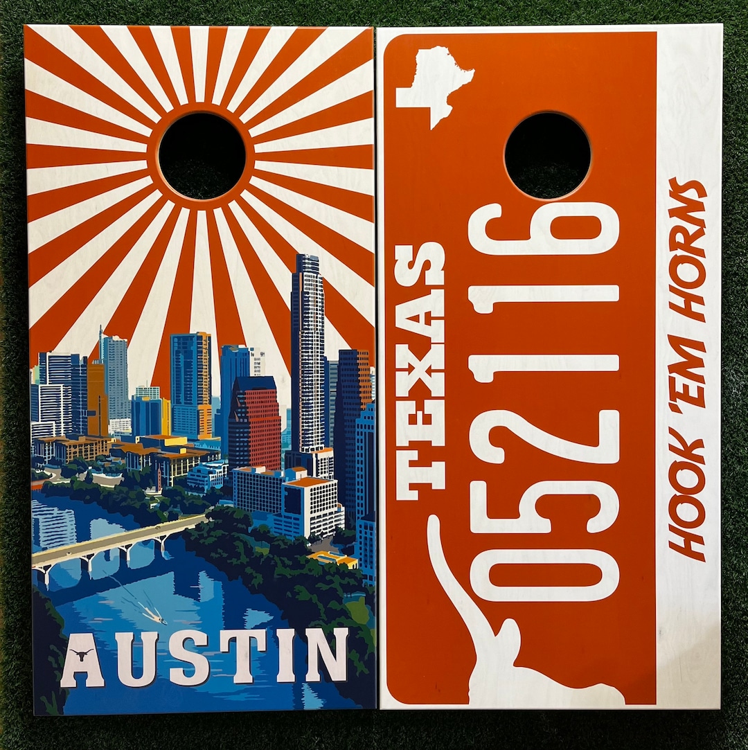 Cornhole Game Keep Austin Weird - Etsy