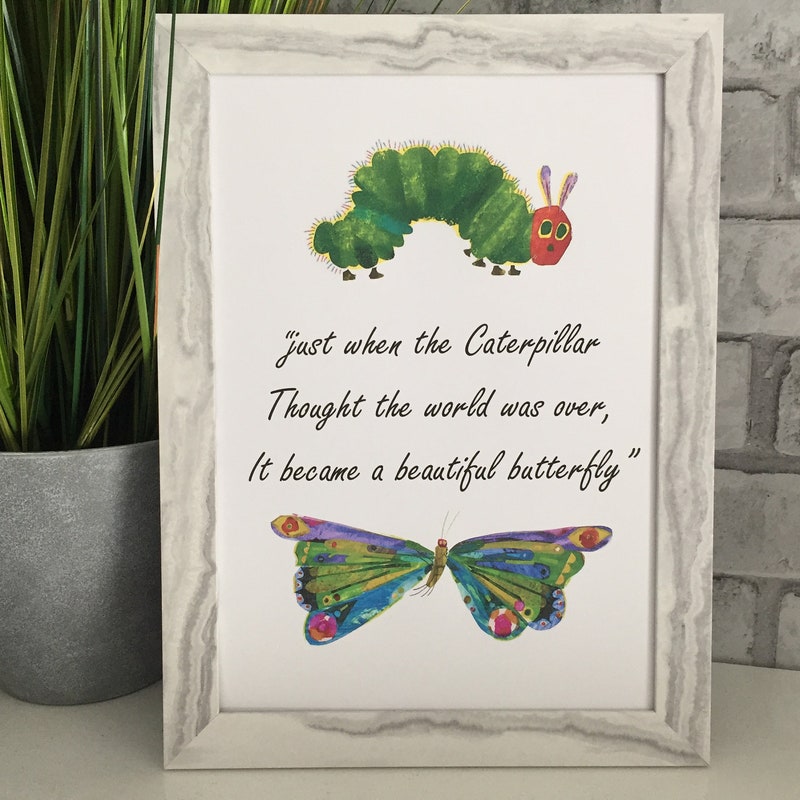 Hungry Caterpillar Wall Art - Etsy