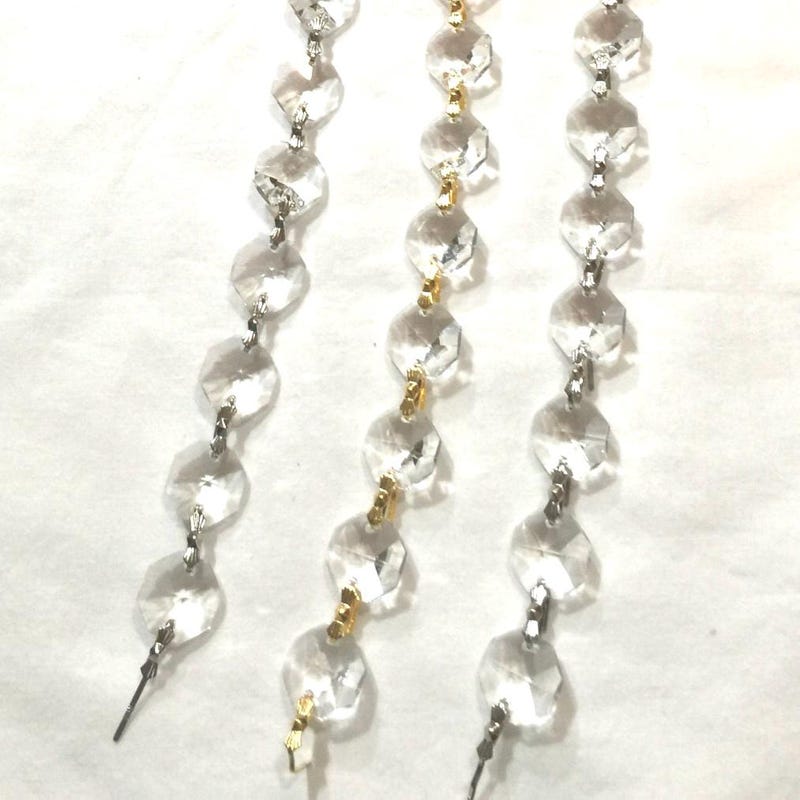 Crystal Leaf Garland - Etsy