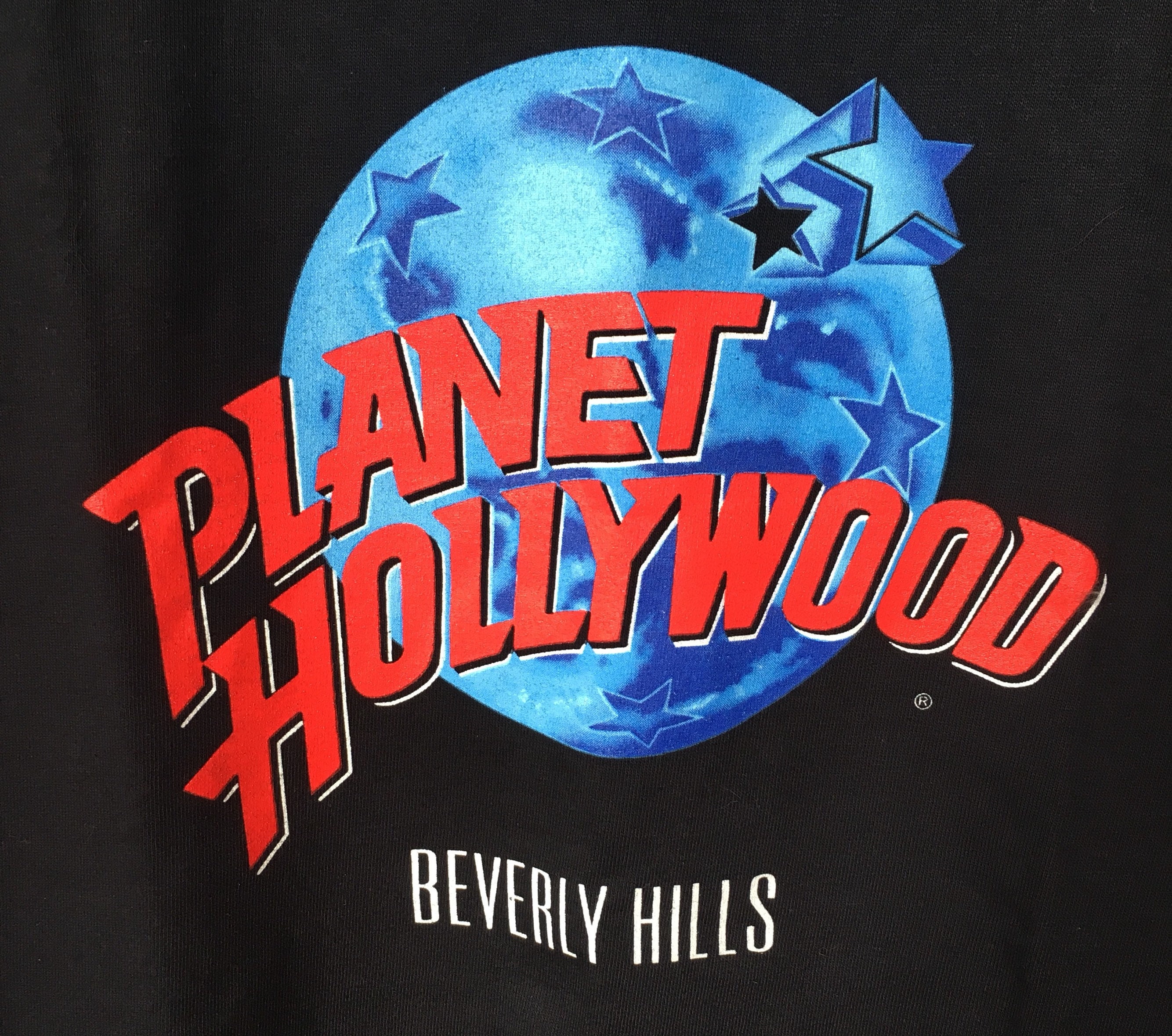 Vintage 90s Planet Hollywood Beverly Hills Camiseta 1991 Negro - Etsy ...
