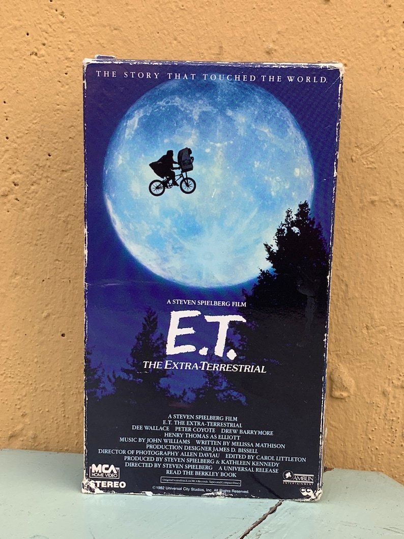 Vintage E.T. VHS Tapes - Etsy