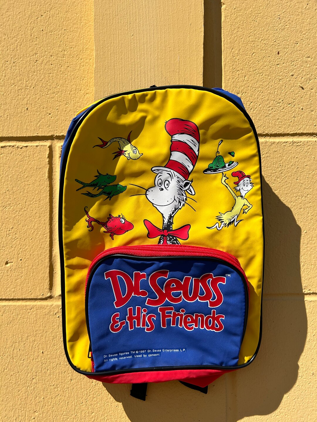 Vintage 1997 Dr. Seuss & His Friends Mini Backpack, Kid's Backpack ...