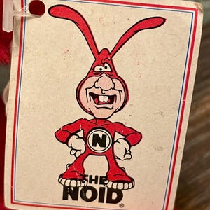 1980s Dominos Pizza Noid Plush 13 Inch Vintage Toys Advertising Mascot ...