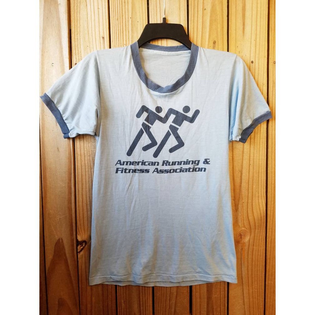 Vintage 70s 80s Ringer Tee American Running & Fitness Association ...