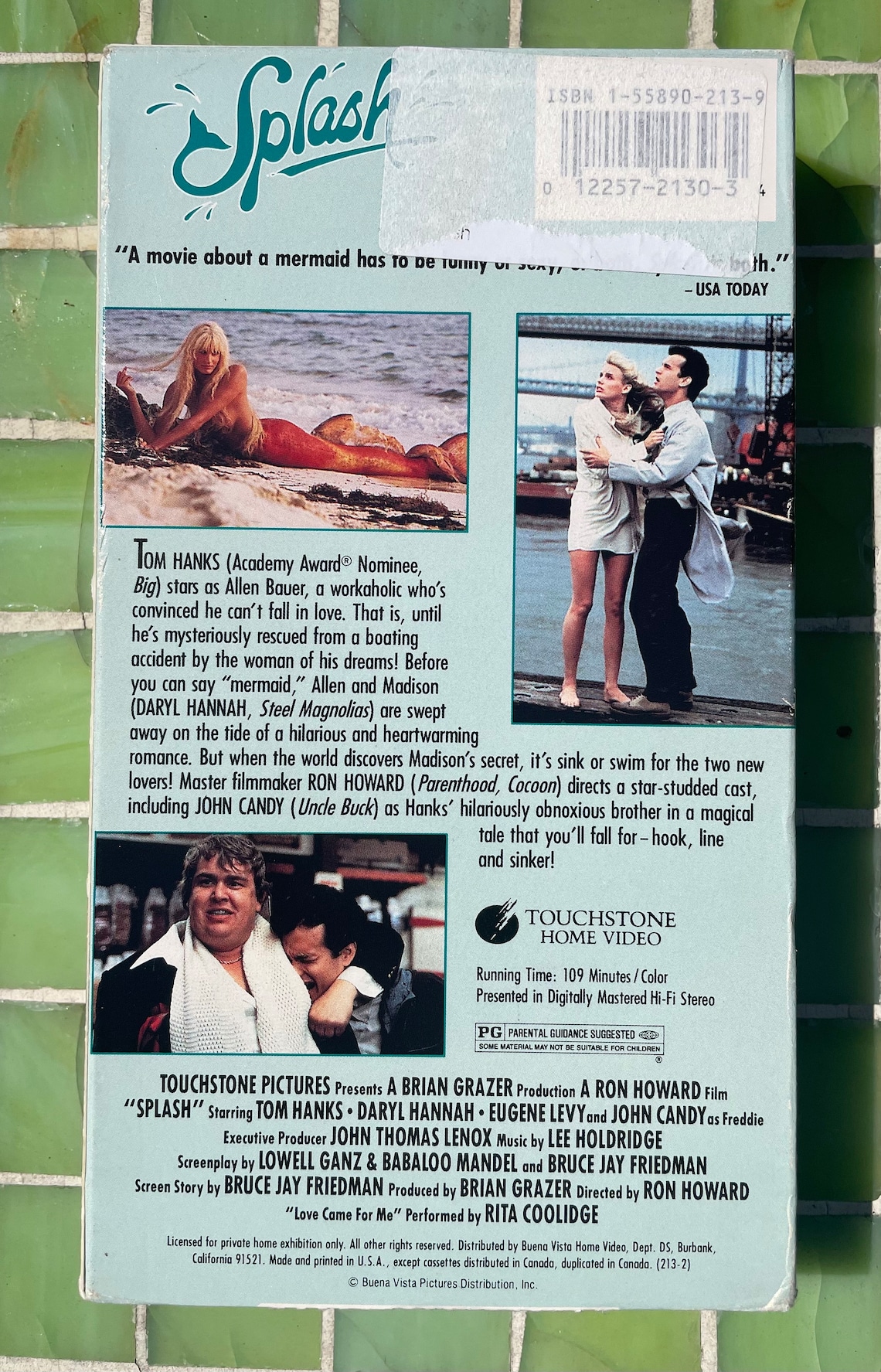 Splash, VHS Tape, Vintage, 1984, 80s Movie, Ron Howard, Film, 1980s ...