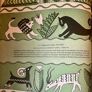 The Calico Jungle by Dahlov Ipcar, Vintage Children’s Book, 1965 ...