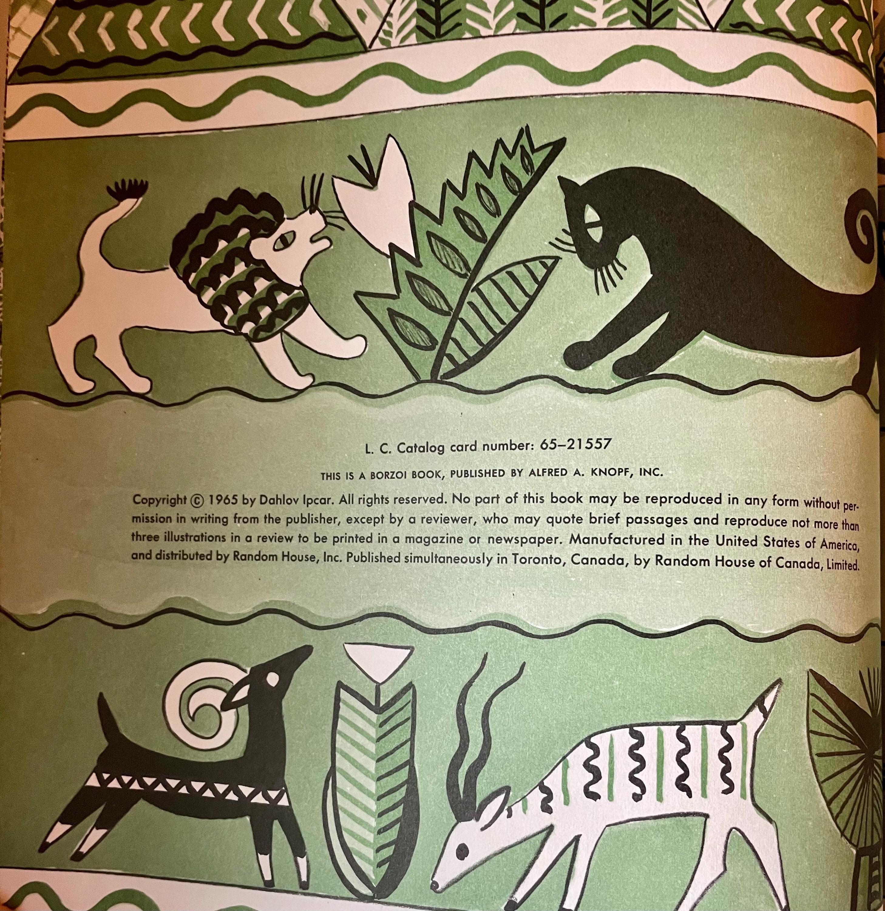 The Calico Jungle by Dahlov Ipcar, Vintage Children’s Book, 1965 ...