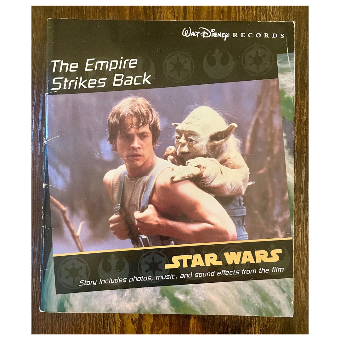 Vintage Star Wars the Empire Strikes Back Book 1997 Walt Disney Records ...
