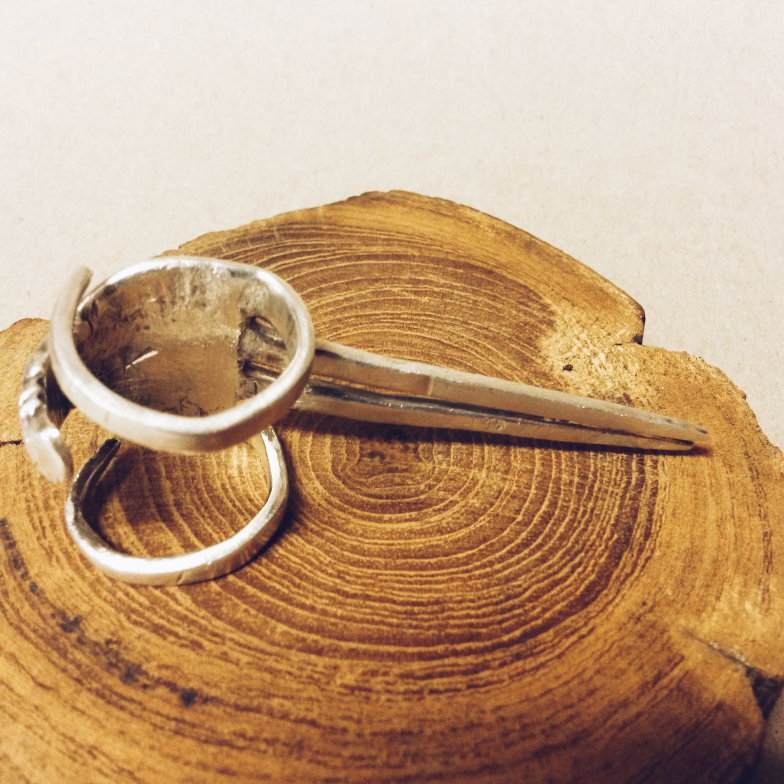Vintage Sterling Silver Fork Ring - Etsy