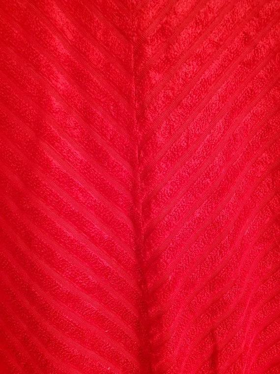 70s Vintage Razzle Dazzle Terry Cloth Stripe Disco Da… - Gem