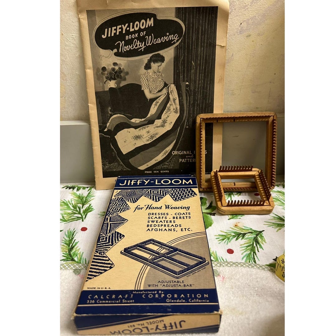 Jiffy Loom Hand Weaving Kit and Pattern Book - Etsy