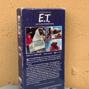 Vintage E.T. VHS Tapes - Etsy