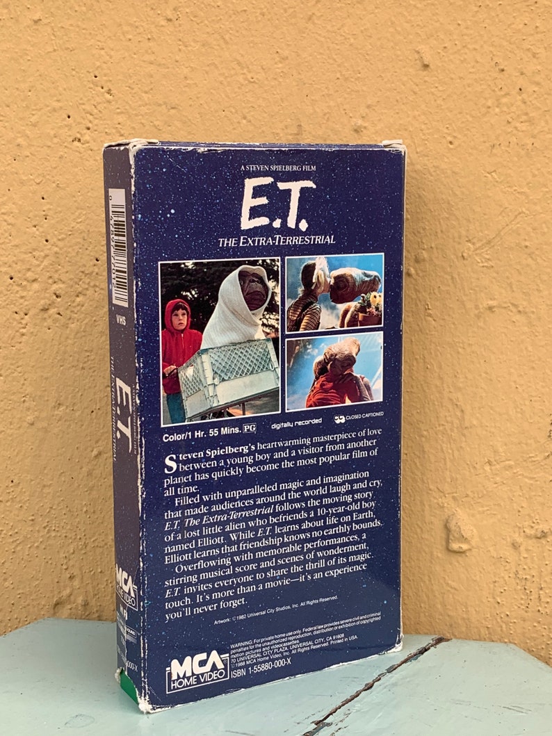 Vintage E.T. VHS Tapes - Etsy