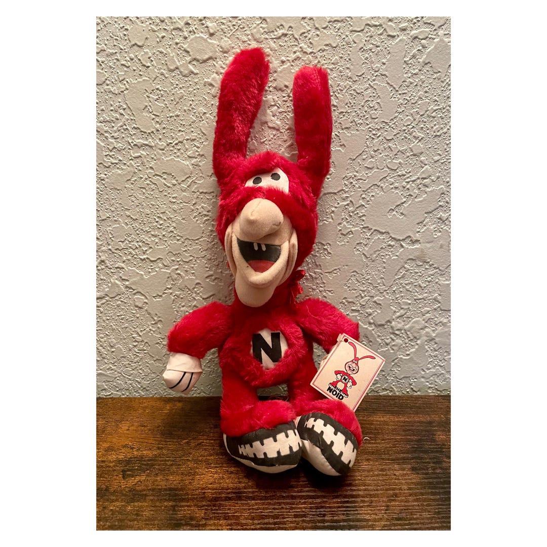 1980s Dominos Pizza Noid Plush 13 Inch Vintage Toys Advertising Mascot ...