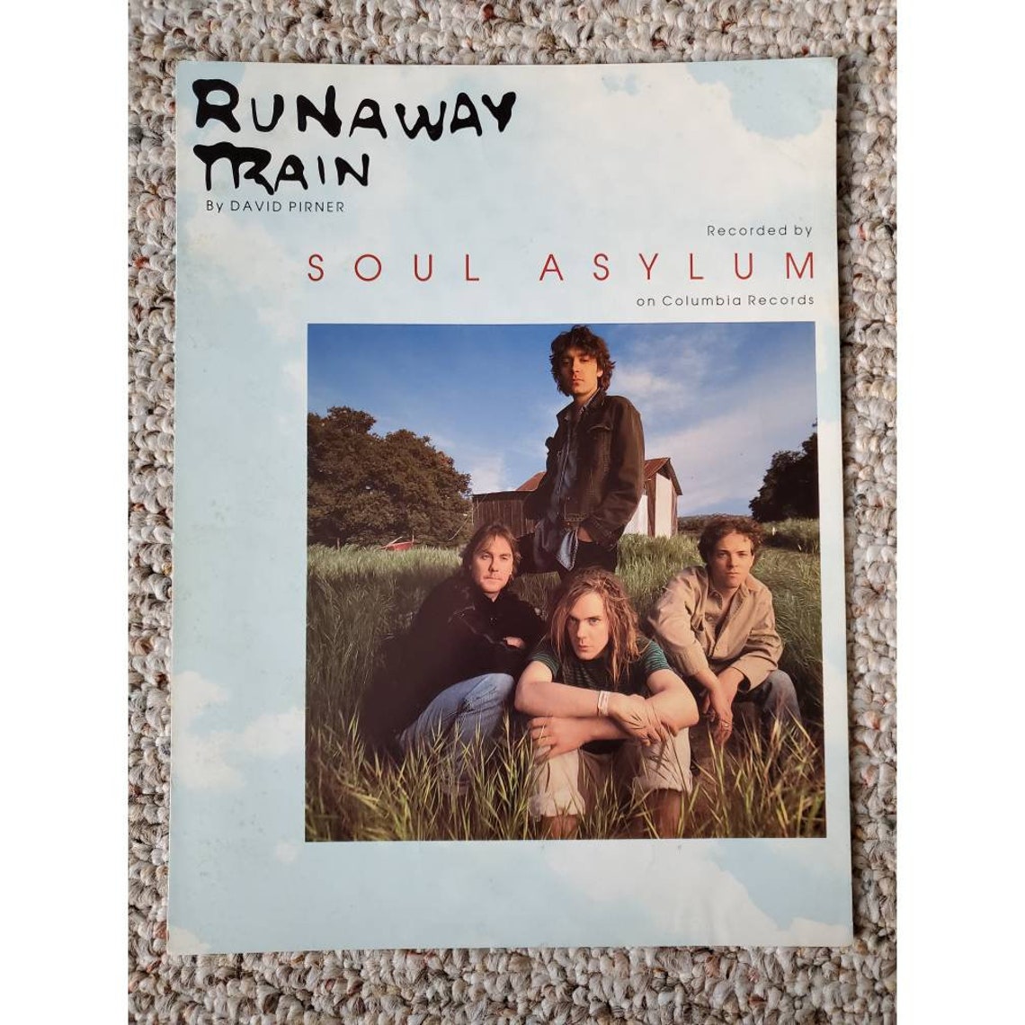 Vintage 1992 Soul Asylum Runaway Train Sheet Music - Etsy