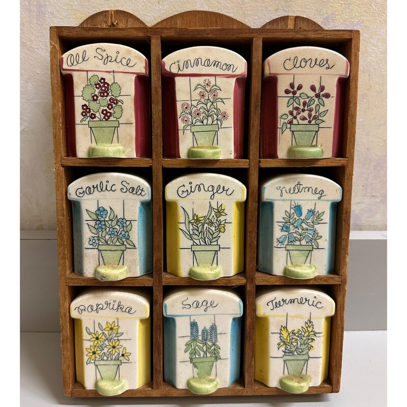 Ceramic Spice Rack - Etsy
