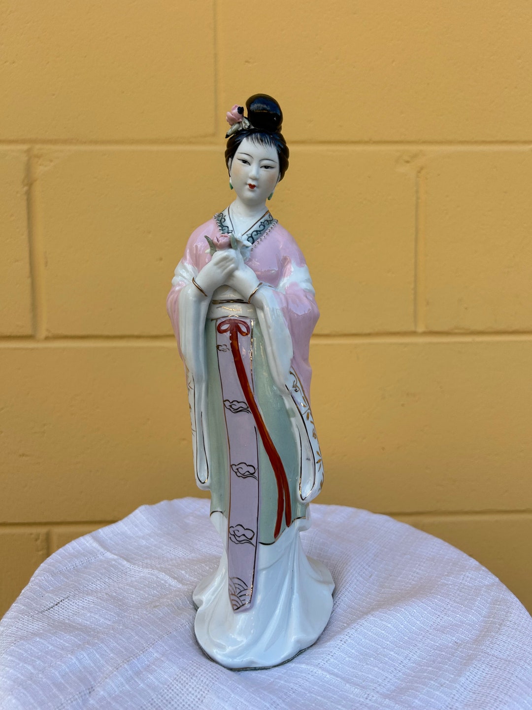 Vintage Geisha Porcelain Figurine, Made in Japan, Japanese Art - Etsy