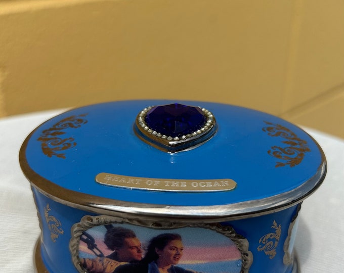 My Heart Will Go on Titanic Music Box, Heirloom Porcelain Music Box ...