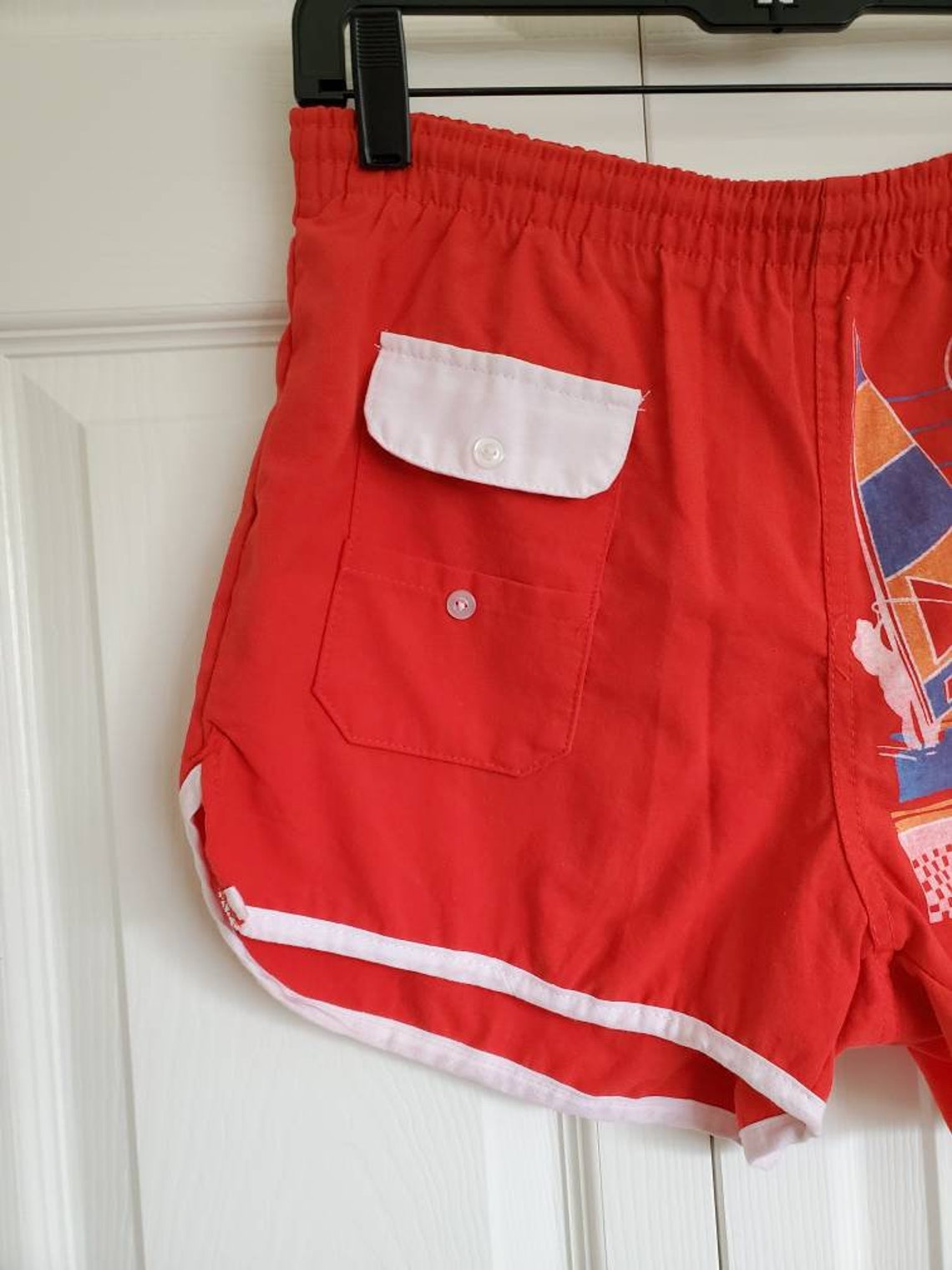 Rare Vintage Mens Christian Pierre Windsurfer Swim Trunks- 80s ...