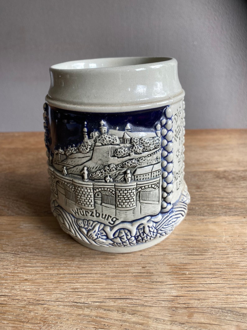 Vintage German Beer Stein/ Decorative Mug/ Ceramic - Etsy
