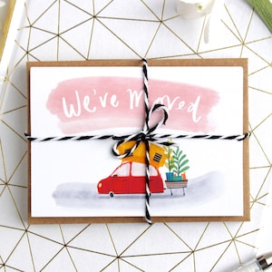 We've Moved Card Pack Change of Address Card New Home Card Moving ...