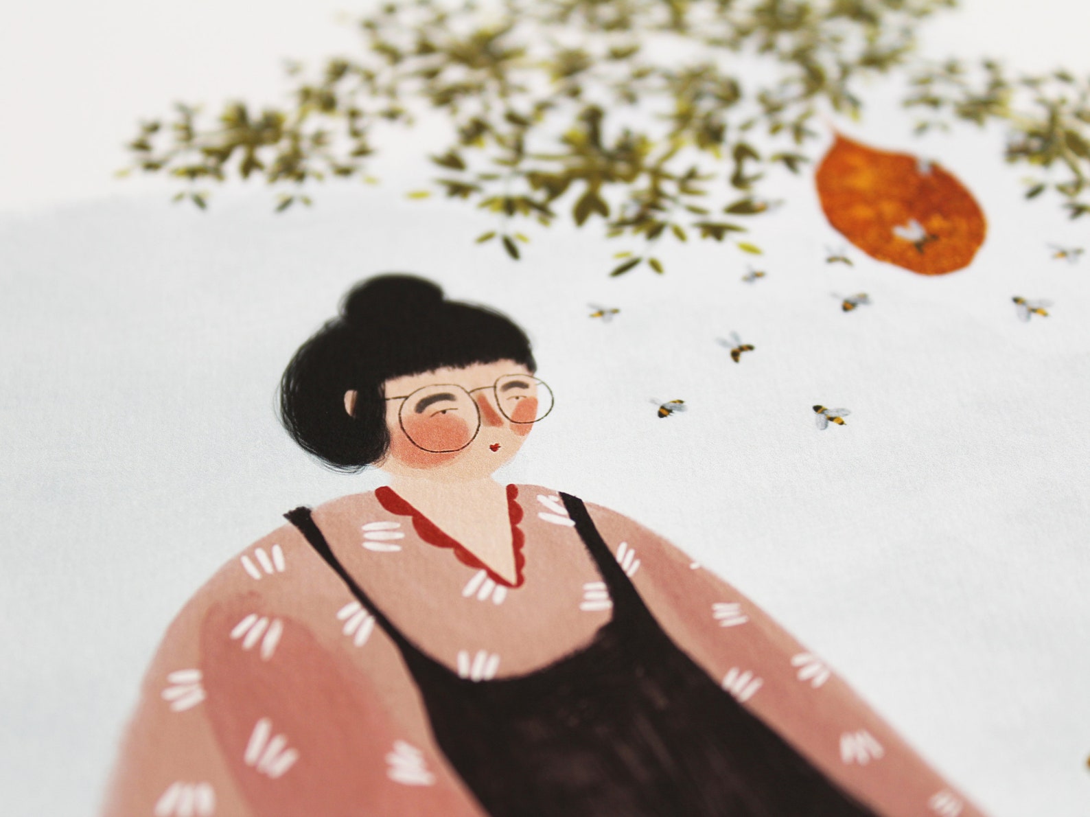 Happy Place Illustrated Wall Art Print Children's | Etsy